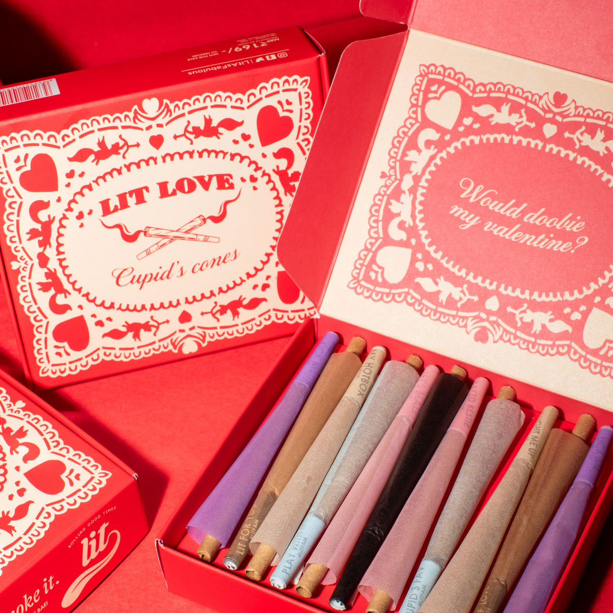 LIT LOVE ROLL: CUPID’S CONES – Lit