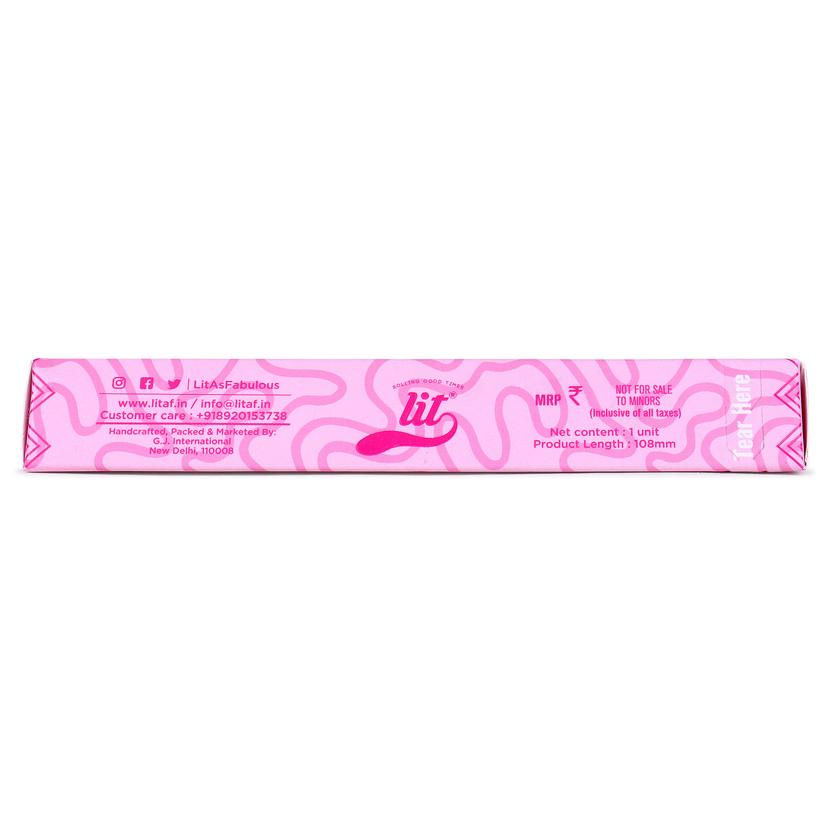 LIT Pyramid Pink Pre-Rolled Cone - Smooth & Ready – Lit